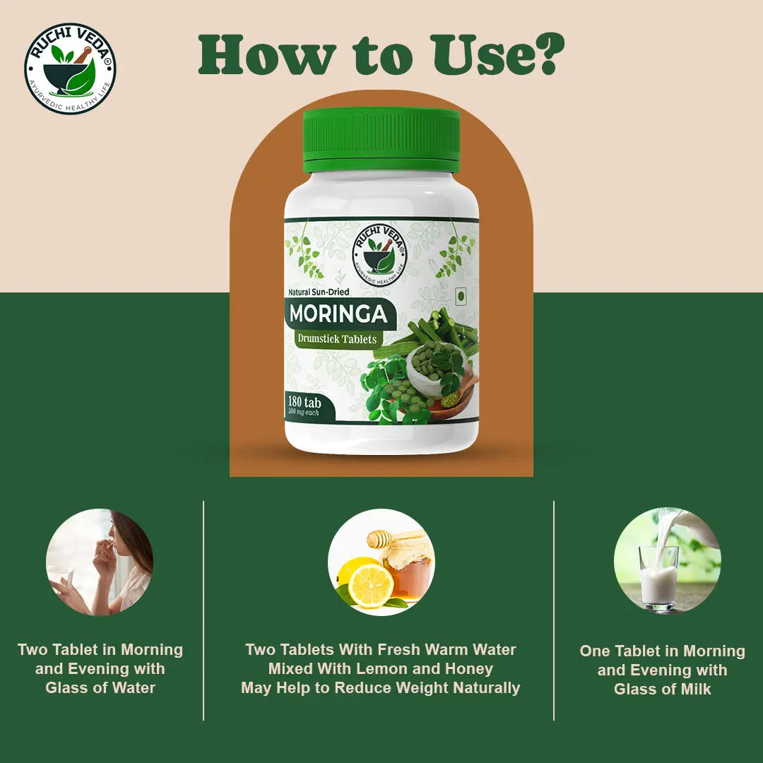 Weight Loss Combo | Moringa Tablets – Buy Now! – Ruchi Veda