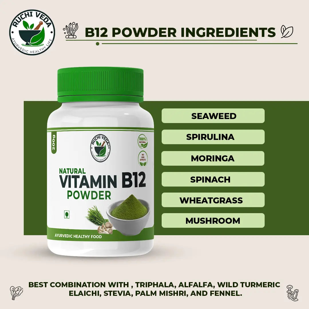 Vitamin B12 Powder - Increase B12, Boost Immunity, Digestion, and Ener ...